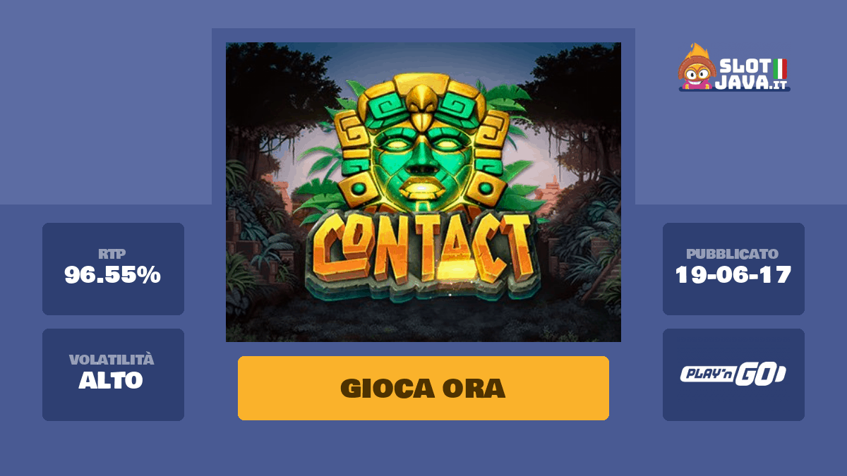 Contact Slot Machine Online – Gioca Gratis