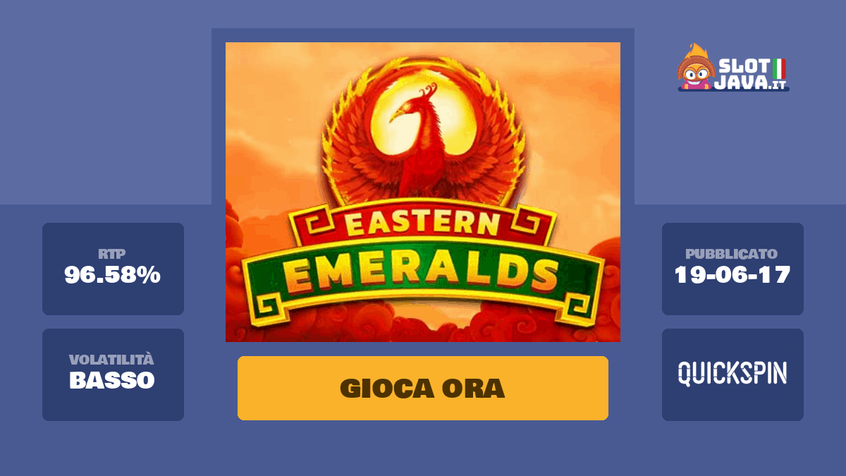 Eastern Emeralds Slot Machine Online – Gioca Gratis