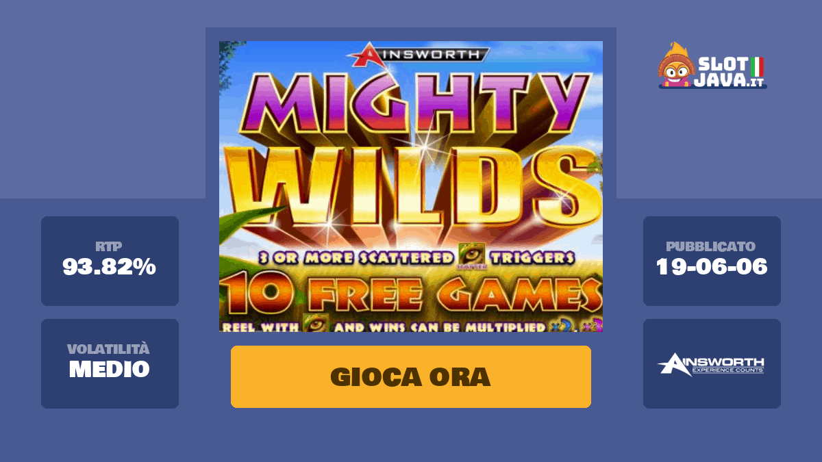 Mighty Wilds - slotjava.it