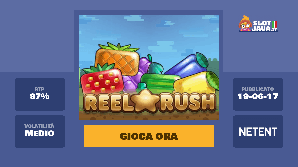 Reel Rush Slot Machine Online – Gioca Gratis