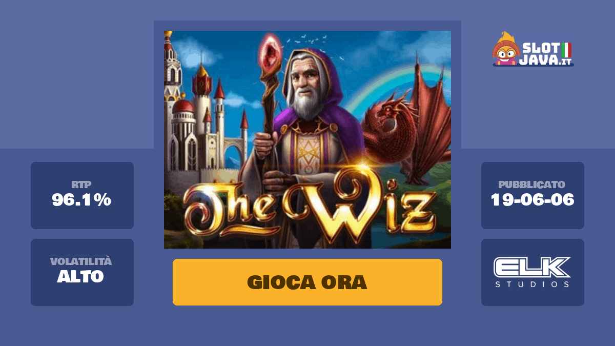 The Wiz Slot Machine Online – Gioca Gratis
