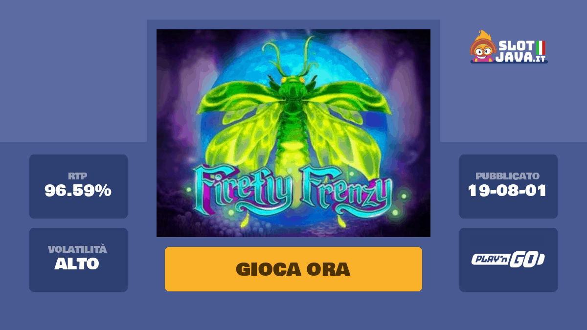 Firefly Frenzy Slot Machine Online - Gioca Gratis