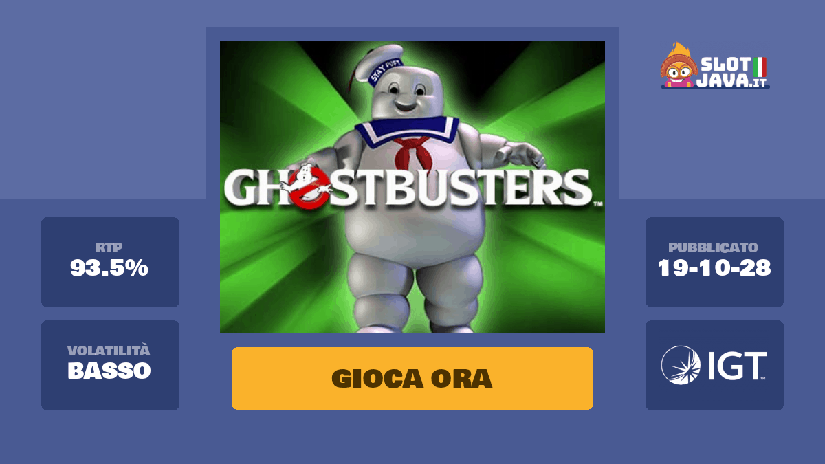 Ghostbusters Slot Machine Online - Gioca Gratis