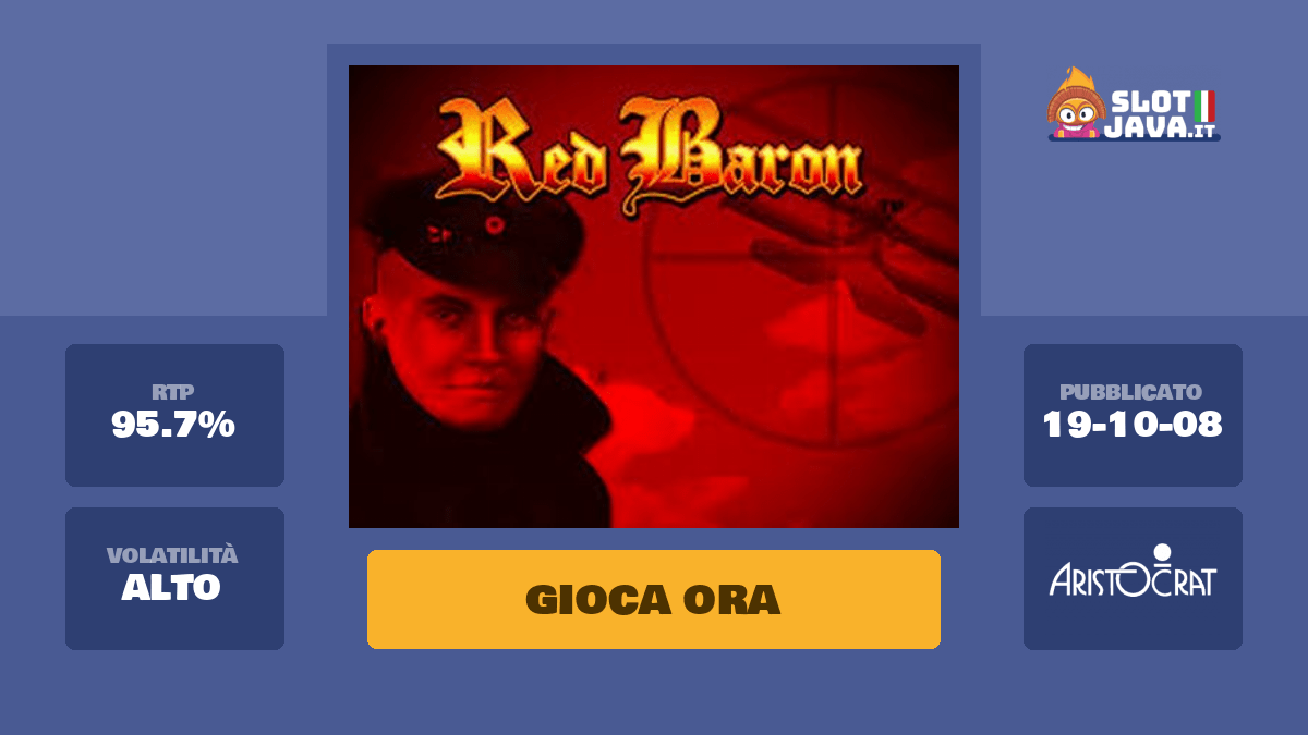 Red Baron Slot Machine Online - Gioca Gratis