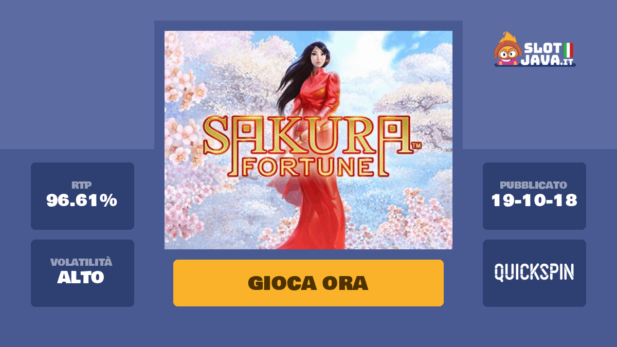 Sakura Fortune Slot Machine Online – Gioca Gratis