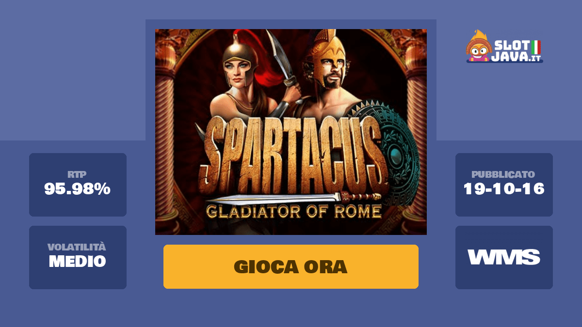 Spartacus Gladiator of Rome Slot Machine - Gioca Gratis