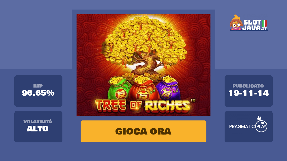 Tree of Riches Slot Machine Online - Gioca Gratis