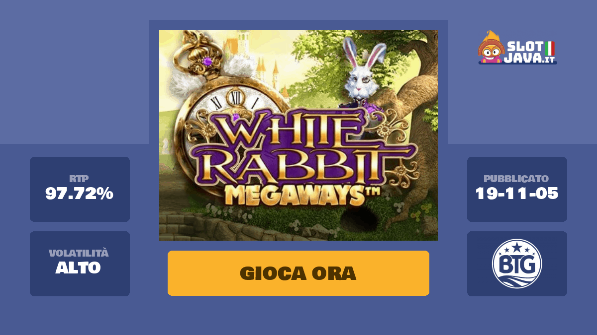 White Rabbit Slot Machine Online - Gioca Gratis