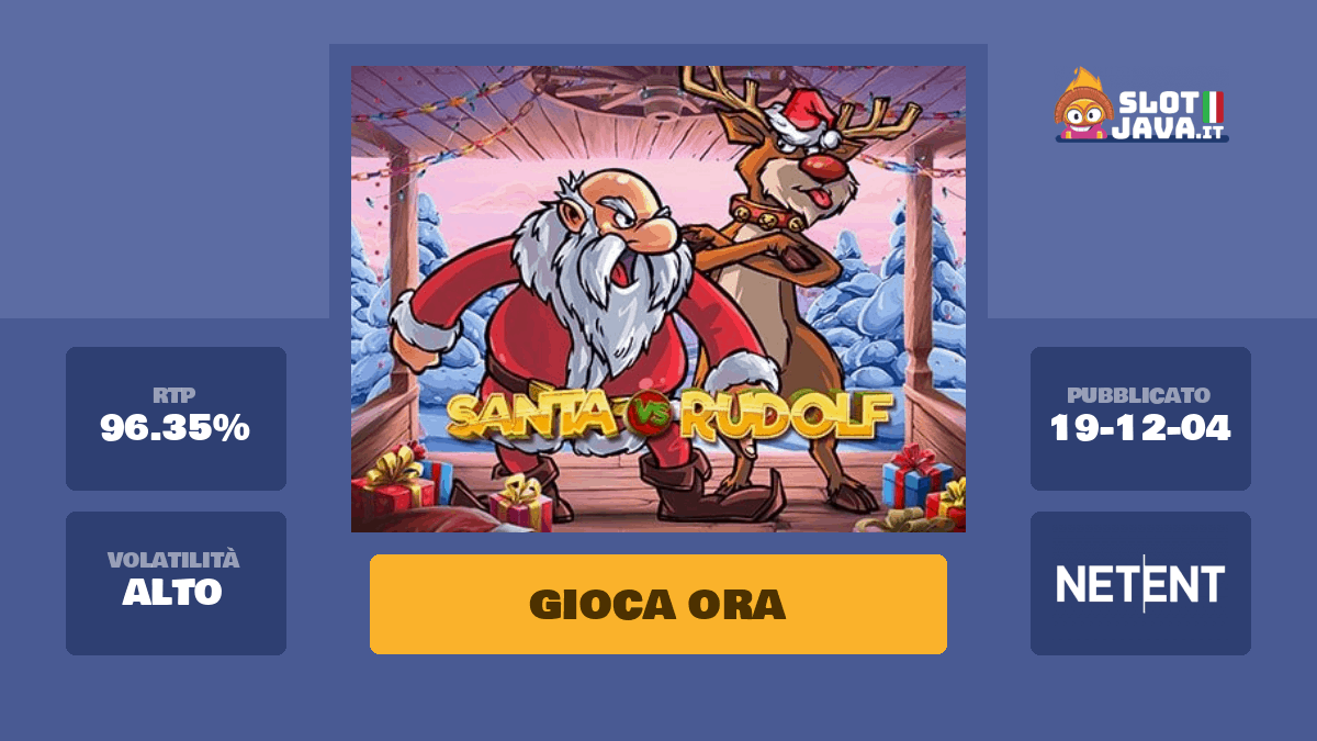 Santa vs Rudolph Slot Machine Online - Gioca Gratis