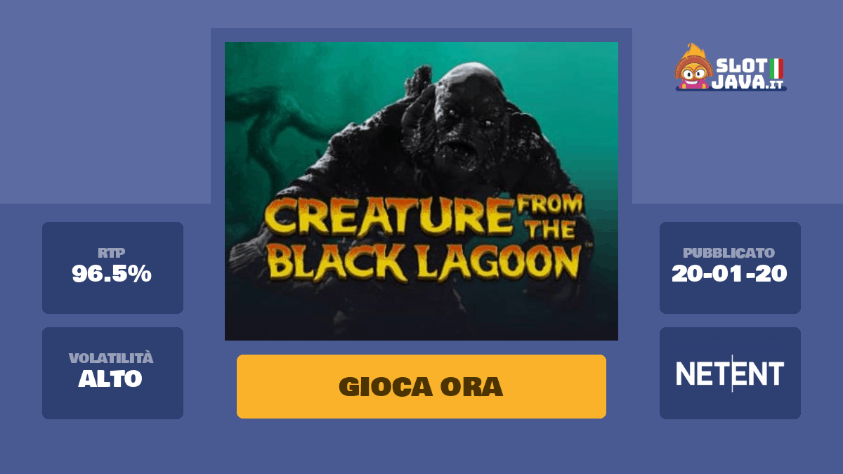 Creature from the Black Lagoon Slot Machine - Gioca Gratis
