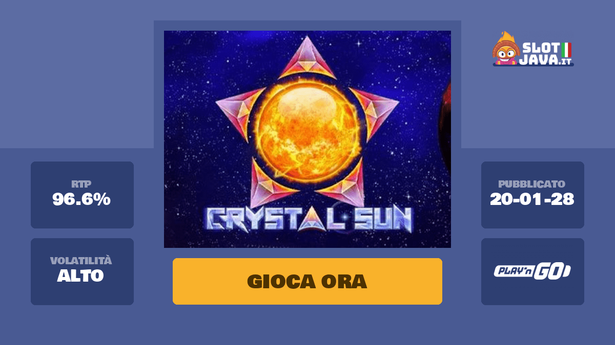 Crystal Sun Slot Machine Online - Gioca Gratis