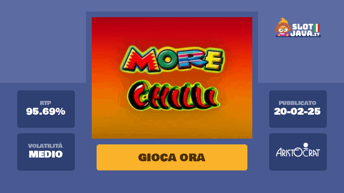 More Chilli Slot Machine Online – Gioca Gratis