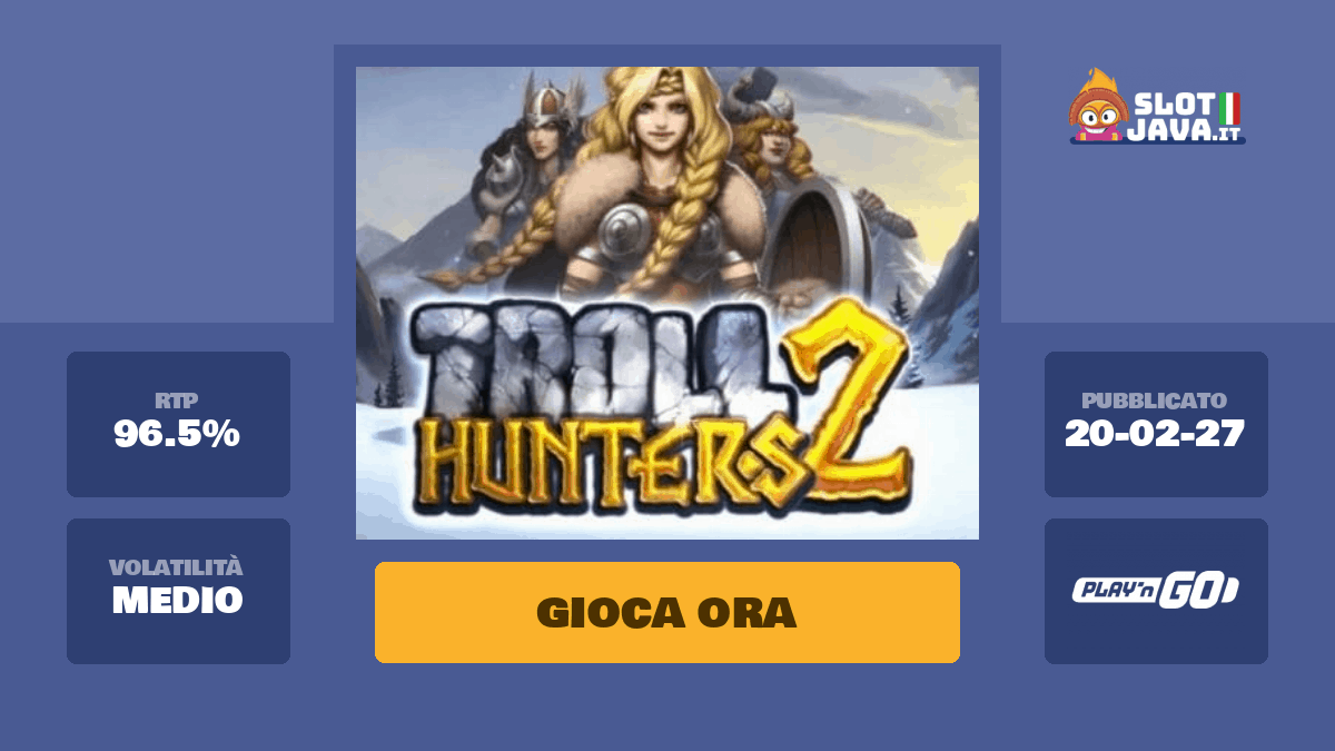 Troll Hunters 2 Slot Machine Online – Gioca Gratis