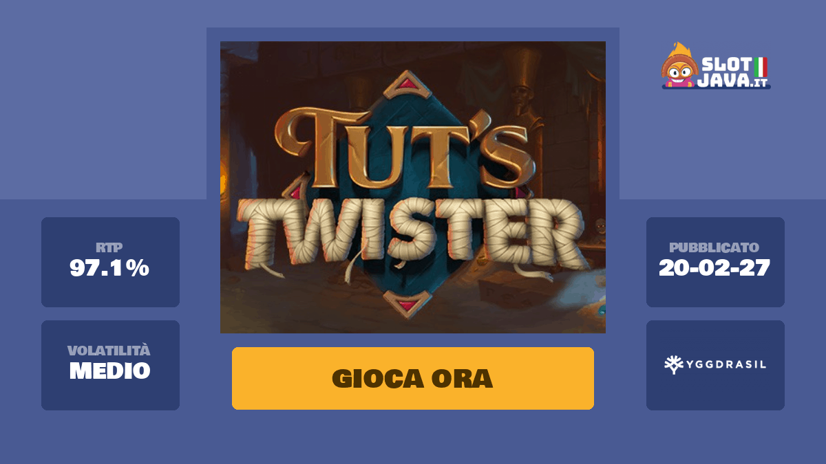 Tut's Twister Slot Machine Online – Gioca Gratis