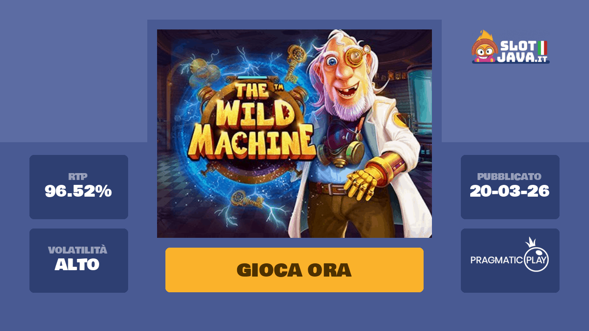 The Wild Machine Slot Machine Online – Gioca Gratis