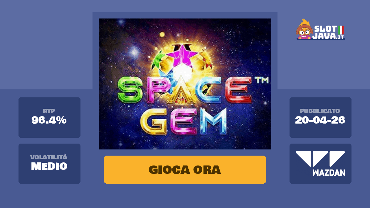 Space Gem Slot Machine Online – Gioca Gratis