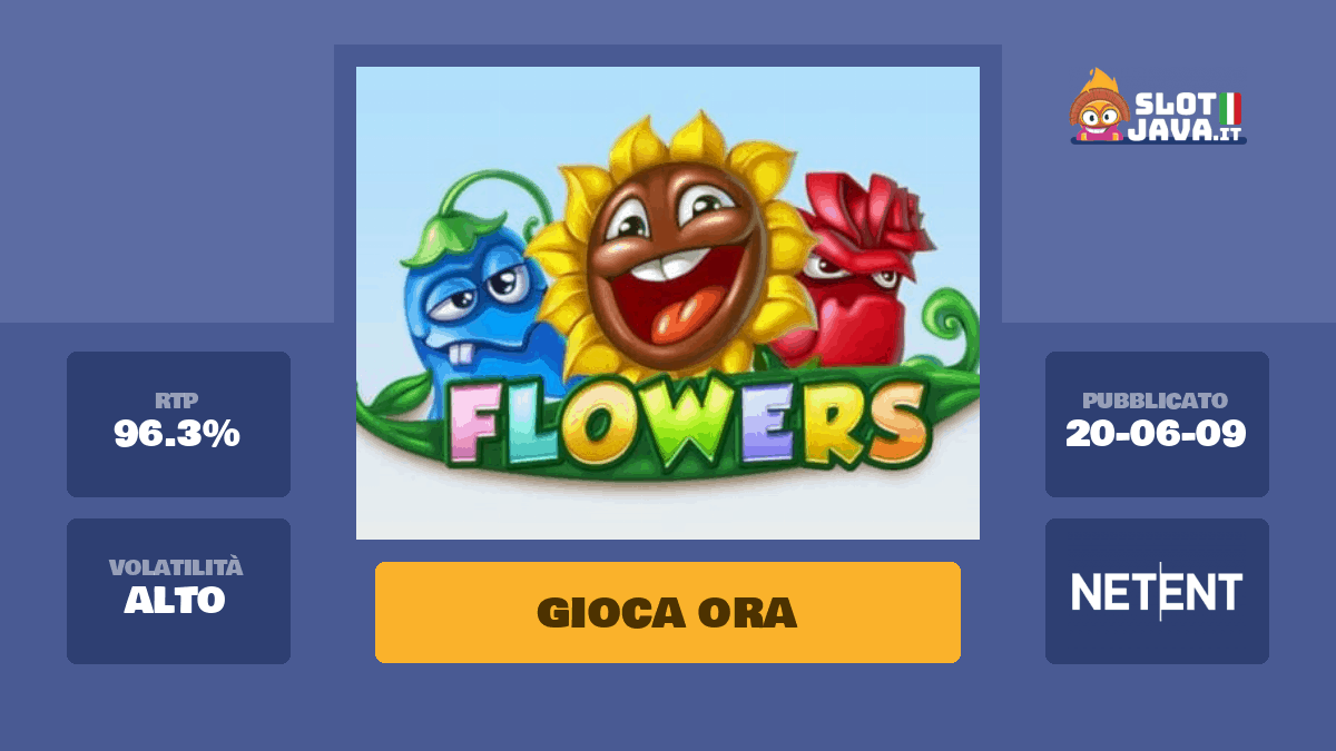 Flowers Slot Machine Online – Gioca Gratis
