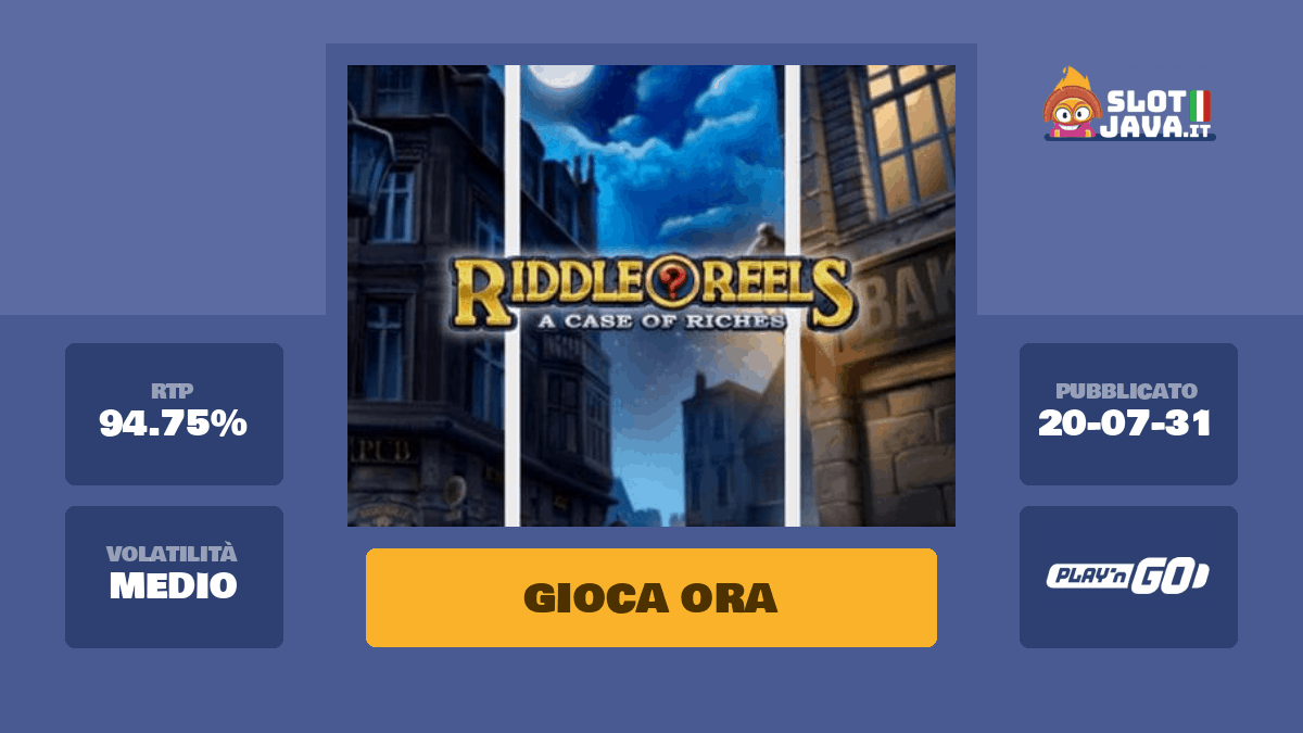 Riddle Reels Slot Machine Online – Gioca Gratis