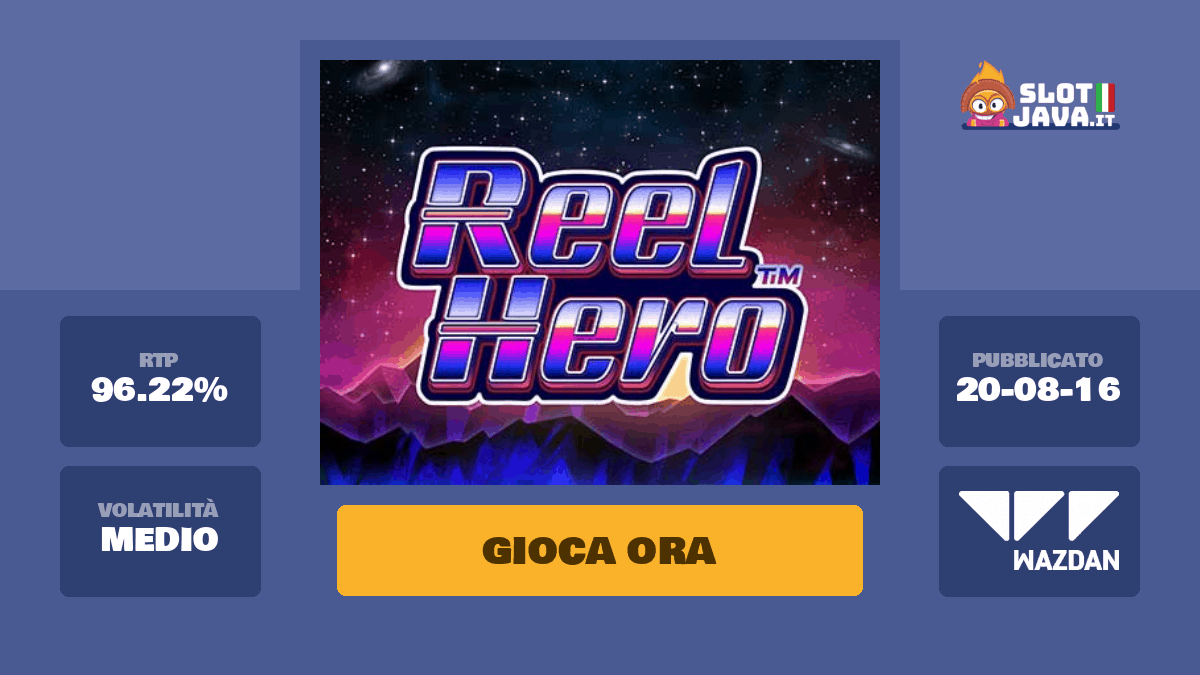 Reel Hero Slot Machine Online – Gioca Gratis