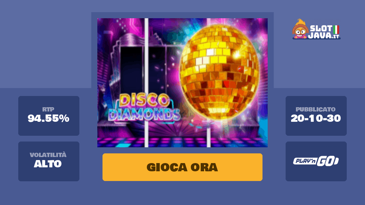 Disco Diamonds Slot Machine Online – Gioca Gratis