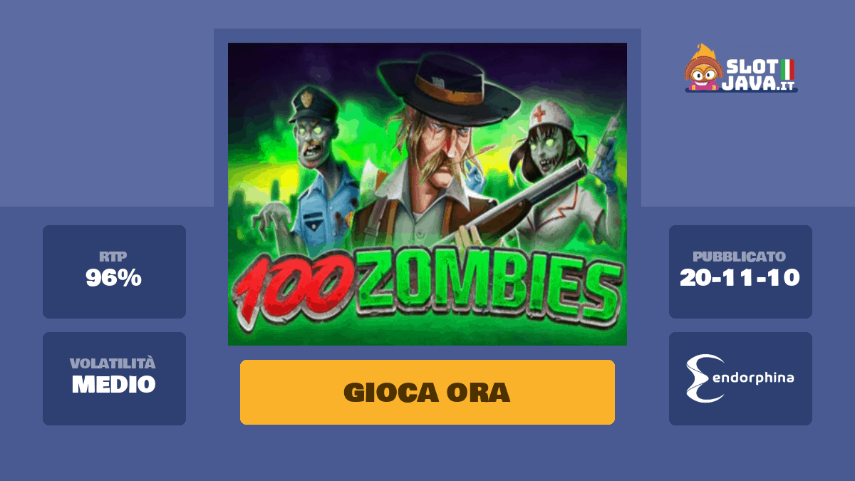 100 zombies Slot Machine Online – Gioca Gratis
