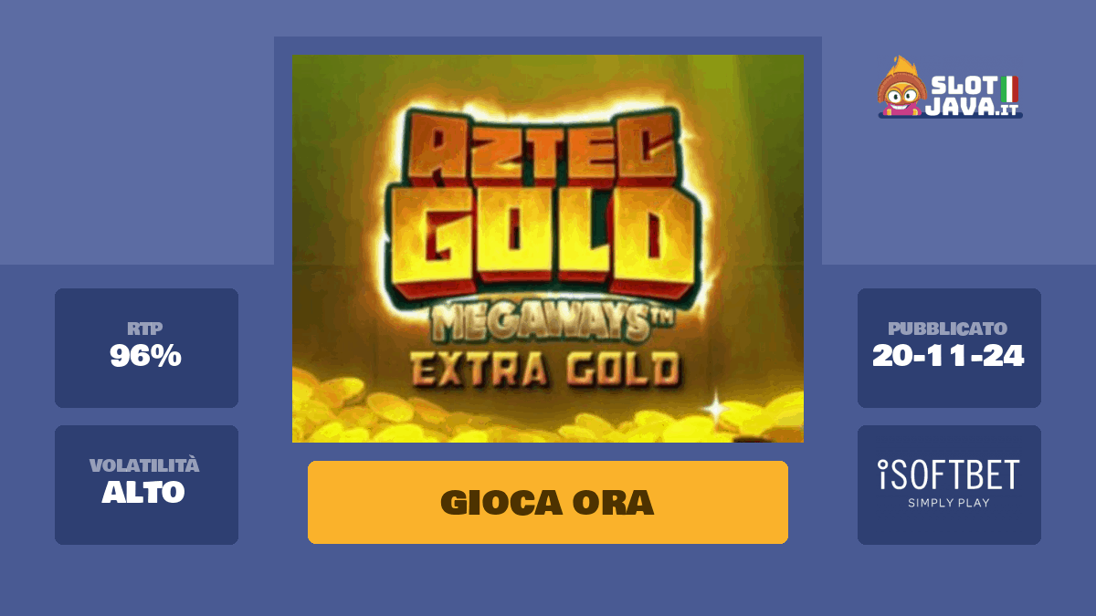 Aztec Gold Extra Gold Megaways Slot Machine Online – Gioca Gratis