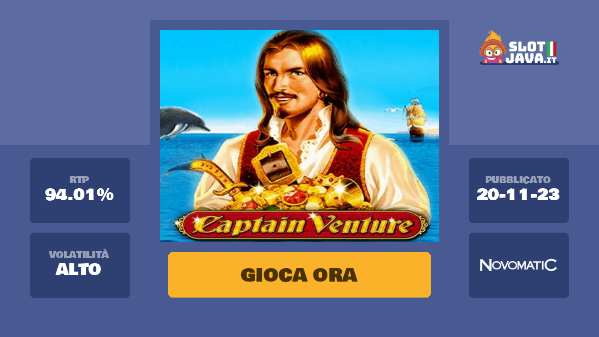 Captain Venture Slot Machine Online – Gioca Gratis