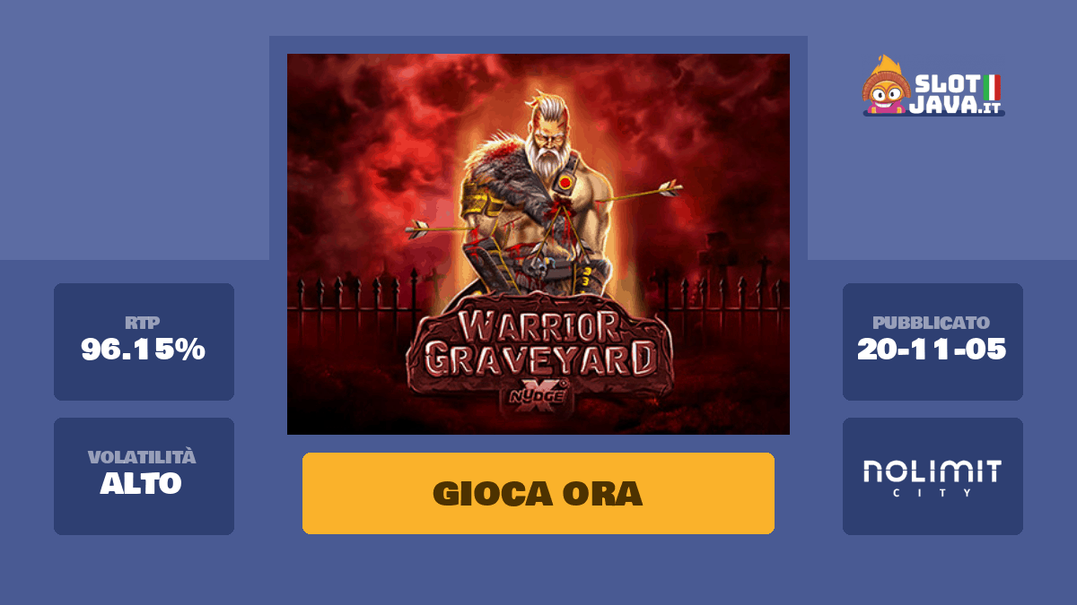 Warrior Graveyard Slot Machine Online – Gioca Gratis