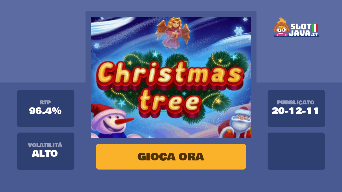 Christmas Tree Slot Machine Online – Gioca Gratis