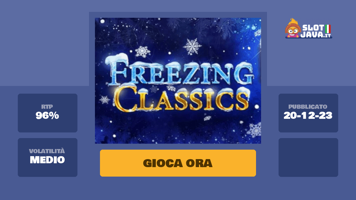 Freezing Classics Slot Machine Online – Gioca Gratis