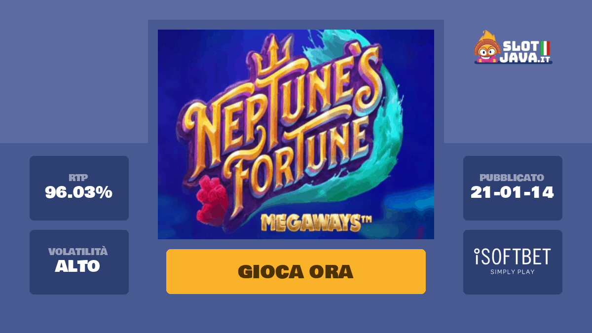Neptune's Fortune Megaways Slot Machine Online – Gioca Gratis
