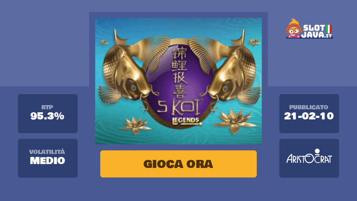 5 Koi Slot Machine Online – Gioca Gratis