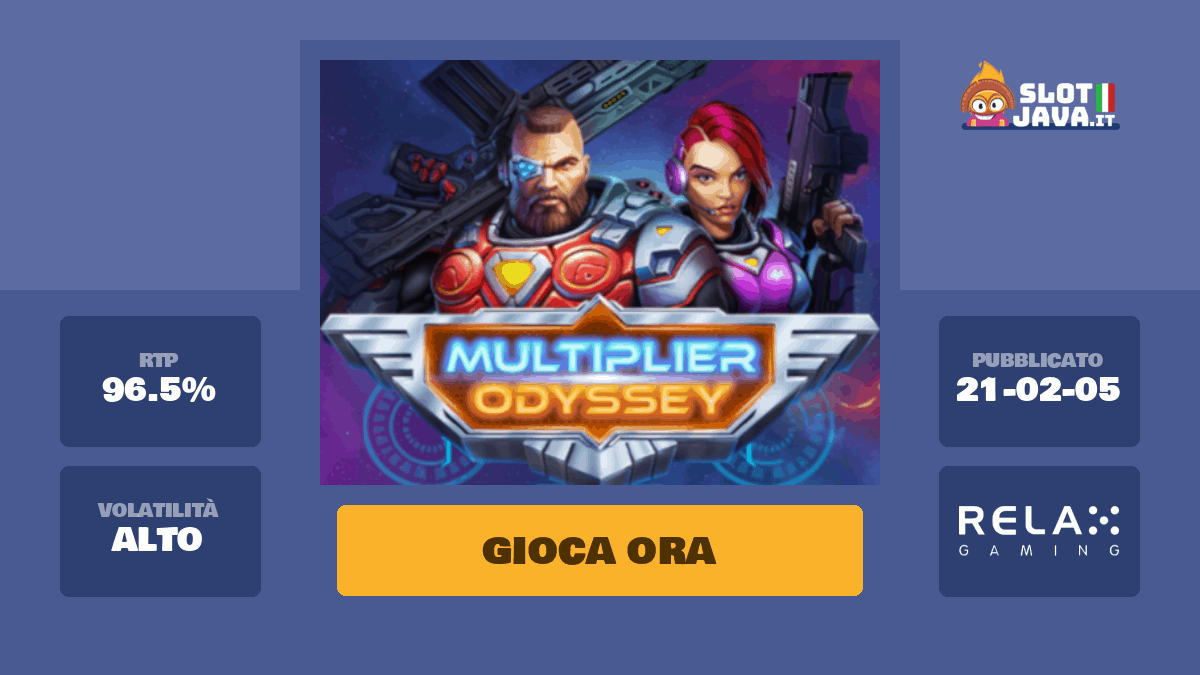 Multiplier Odyssey Slot Machine Online – Gioca Gratis