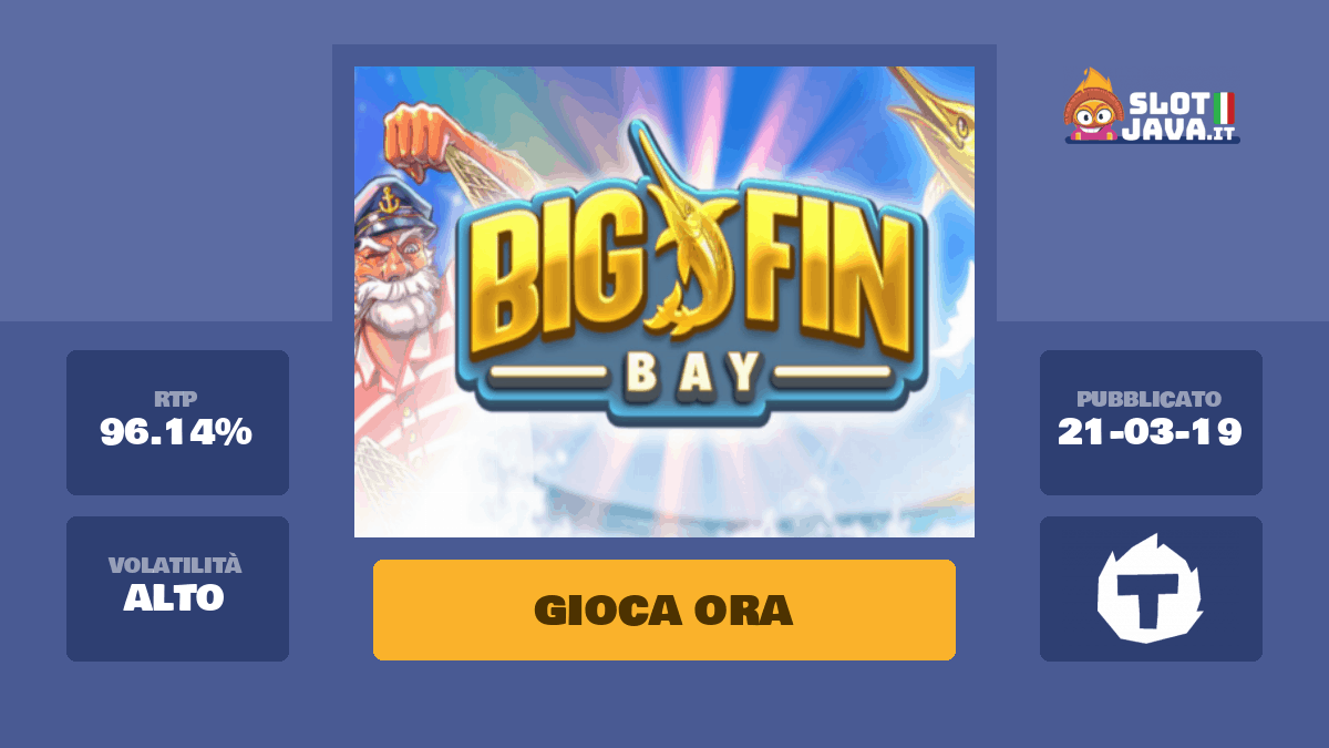 Big Fin Bay Slot Machine Online – Gioca Gratis