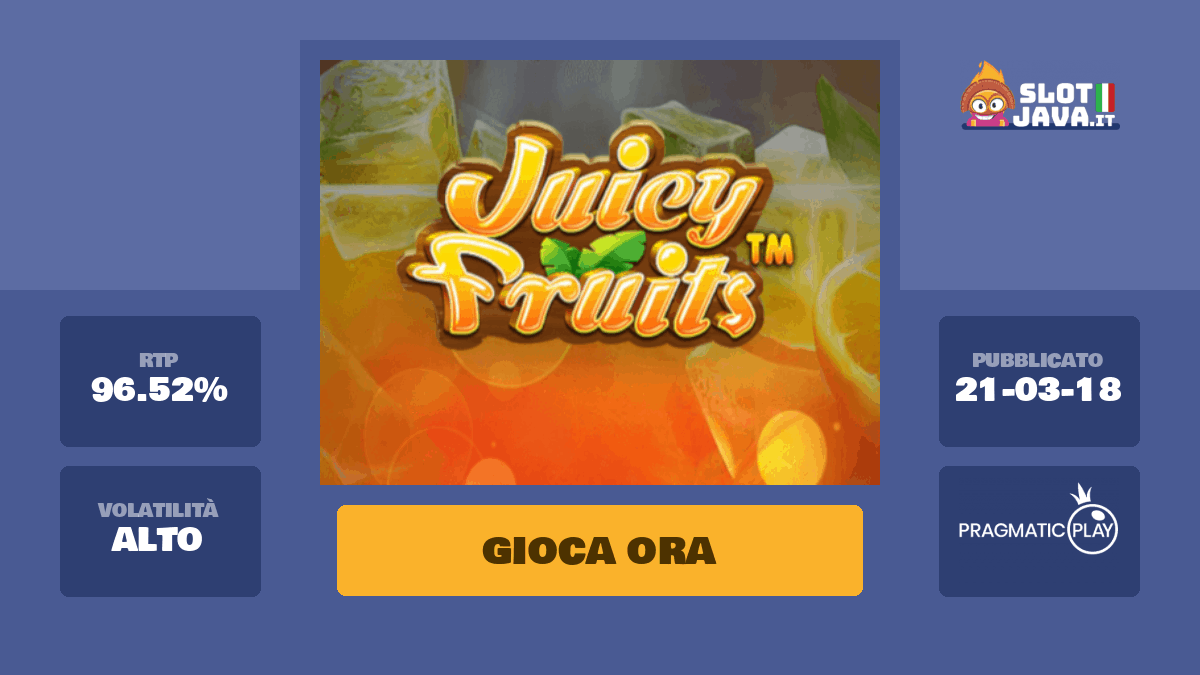 Juicy Fruits Slot Machine Online – Gioca Gratis