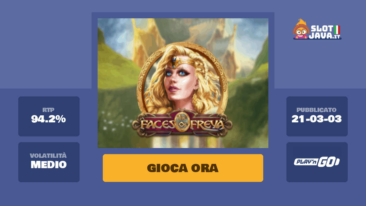 The Faces of Freya Slot Machine Online – Gioca Gratis