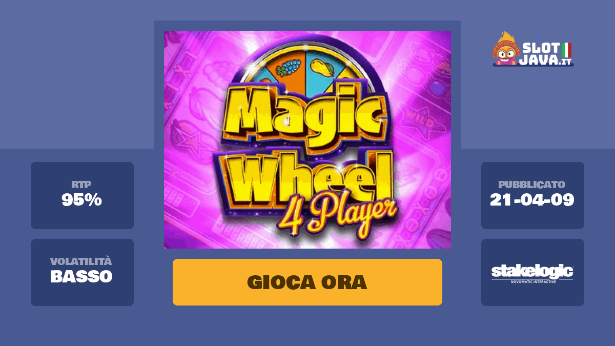Magic Wheel 4 Player Slot Machine Online – Gioca Gratis