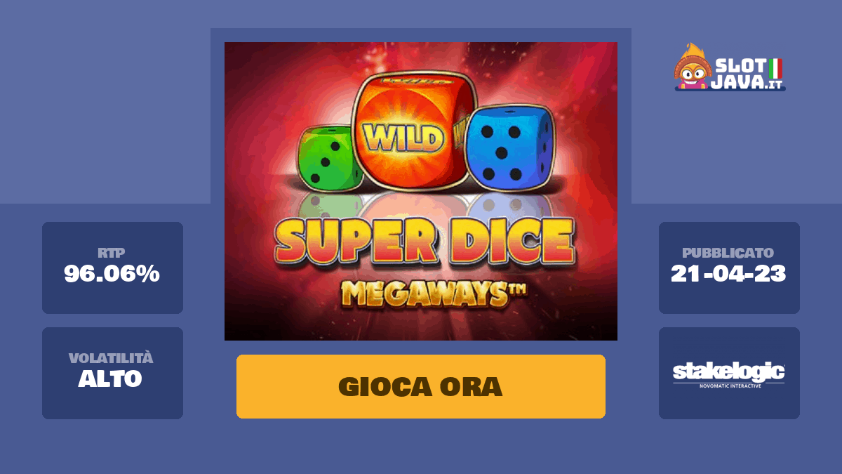 Super Dice Megaways Slot Machine Online – Gioca Gratis