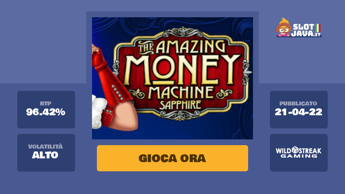 The Amazing Money Machine Slot Machine Online – Gioca Gratis