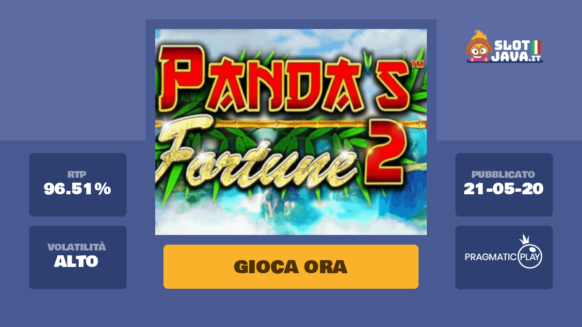 Panda's Fortune 2 Slot Machine Online – Gioca Gratis