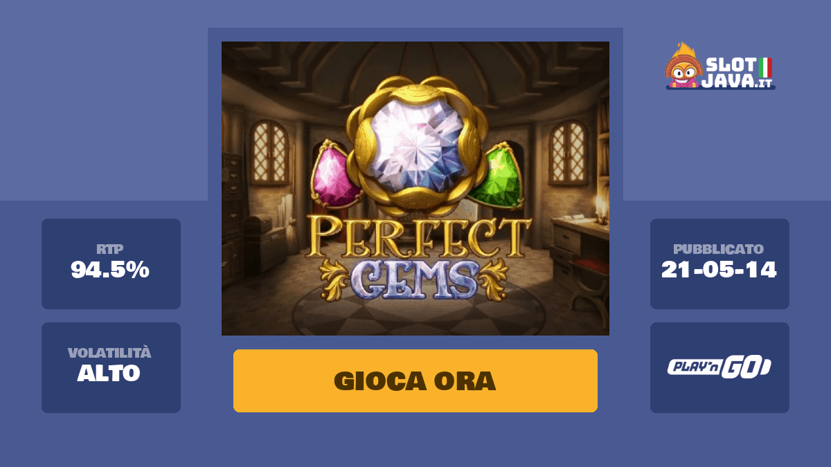 Perfect Gems Slot Machine Online – Gioca Gratis