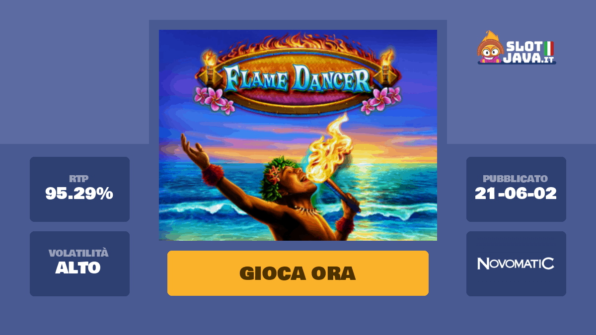 Flame Dancer Slot Machine Online – Gioca Gratis