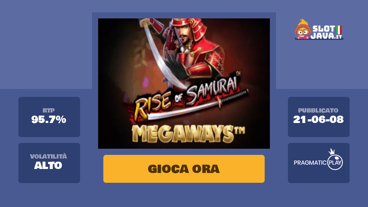 Rise of Samurai Megaways Slot Machine Online – Gioca Gratis