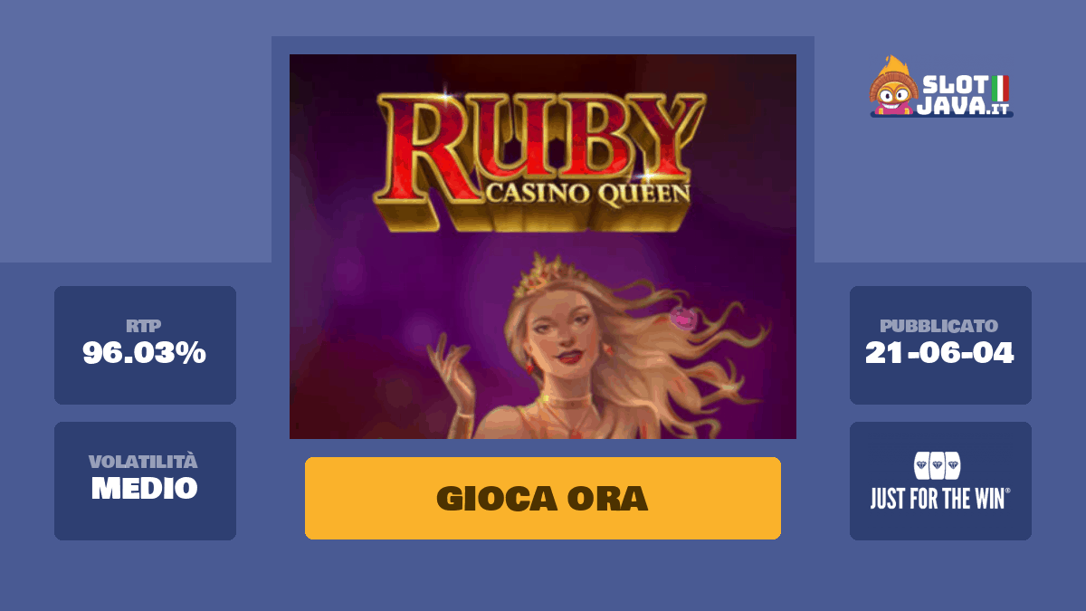 Ruby Casino Queen Slot Machine Online – Gioca Gratis