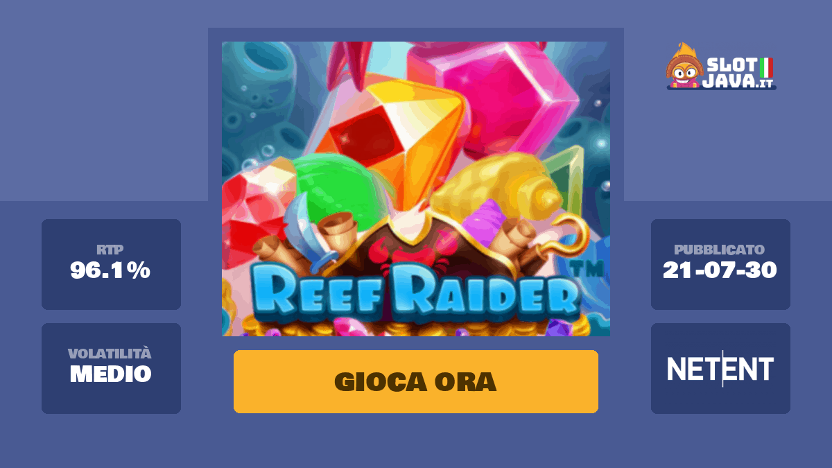 Reef Raider Slot Machine Online – Gioca Gratis
