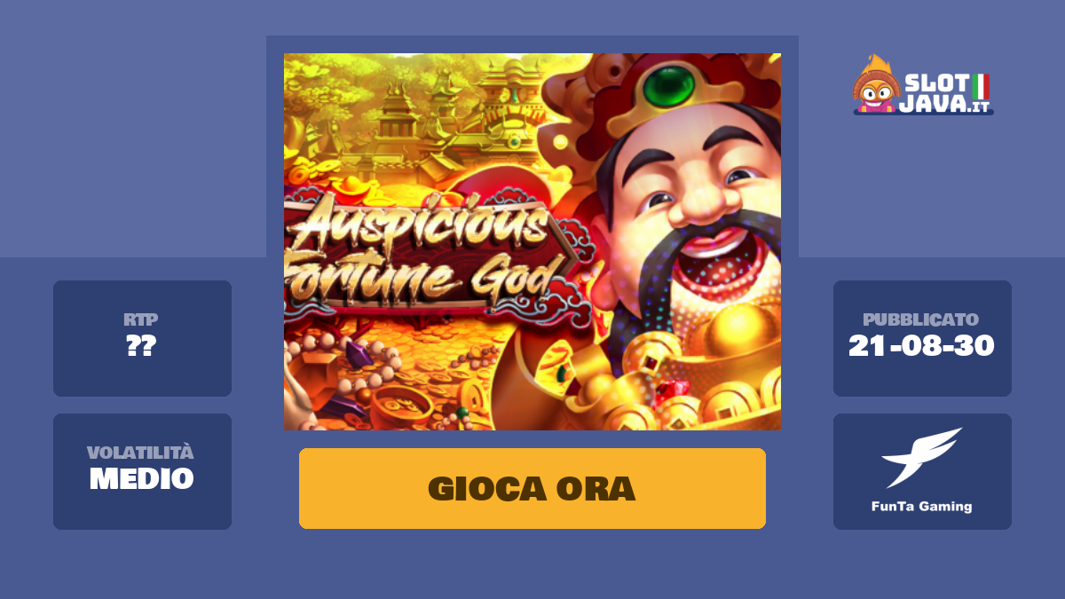 Auspicious Fortune God Slot Machine Online – Gioca Gratis