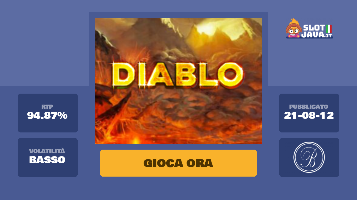 Diablo Slot Machine Online – Gioca Gratis