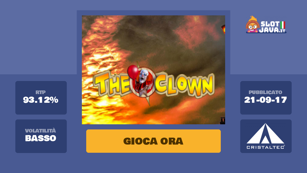 The Clown Slot Machine Online – Gioca Gratis