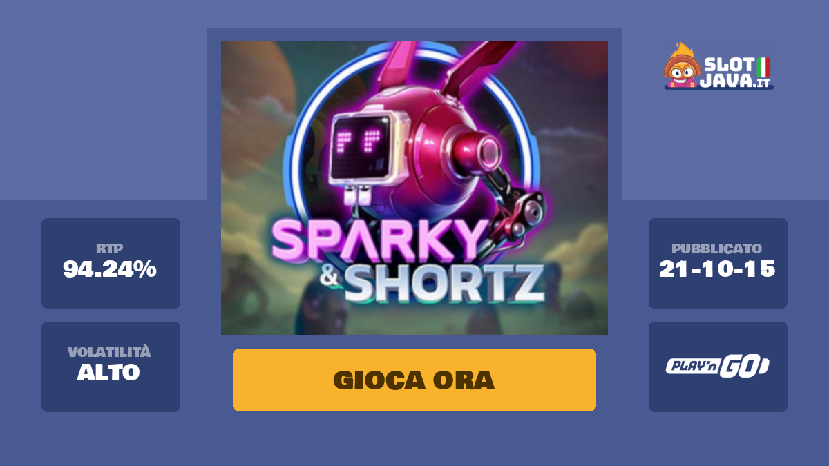 Sparky and Shortz Slot Machine Online – Gioca Gratis
