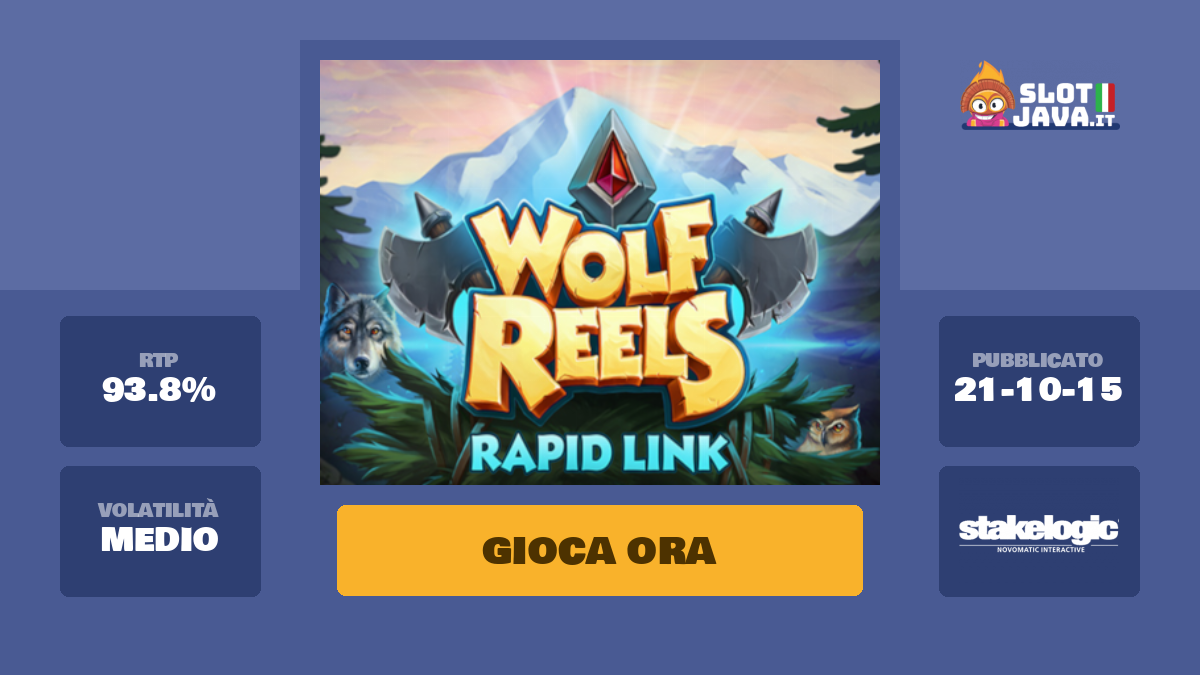 Wolf Reels Rapid Link Slot Machine Online – Gioca Gratis